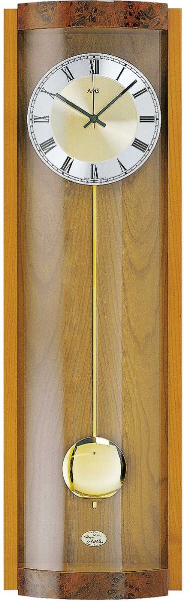 Classic radio-controlled pendulum clock Westminster melody - AMS Mode