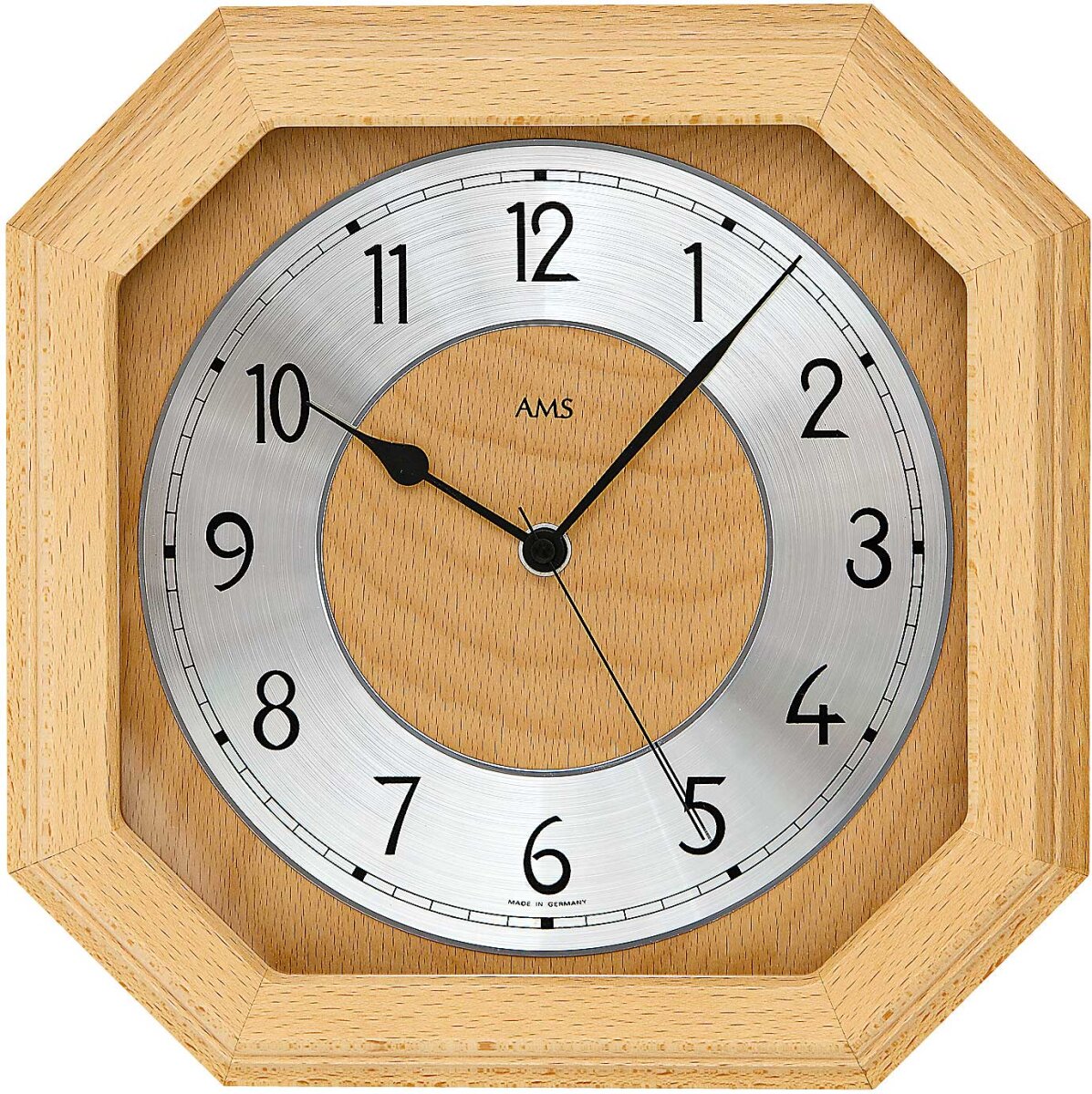 Classic wall clock 26 x 26 x 5 cm - AMS Model: 5864/18 - Buy wall clo