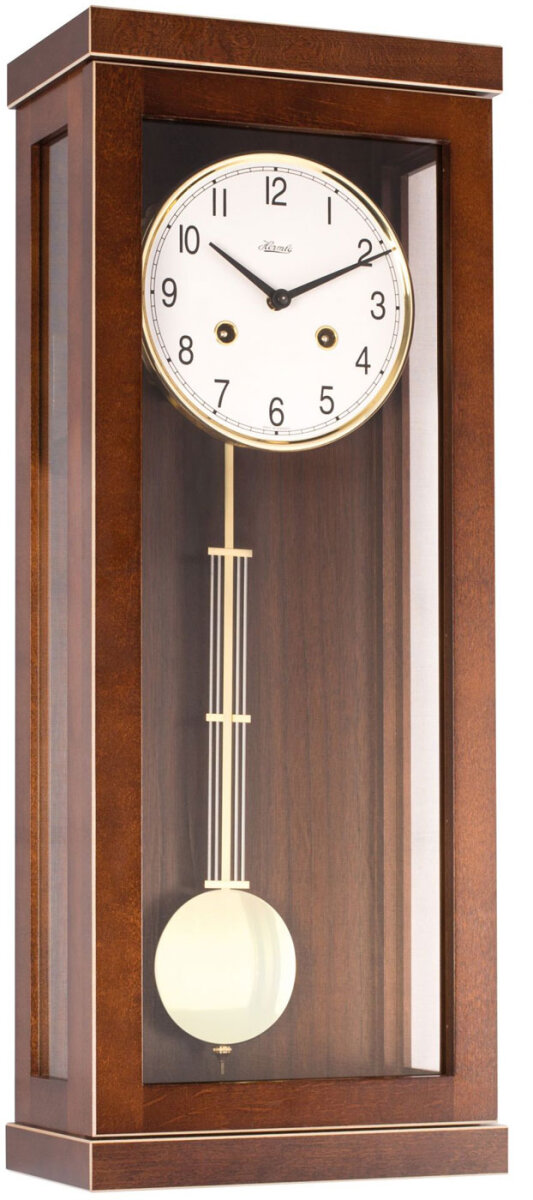 Pendulum clock walnut BimBam - Hermle Model: 70989-030141 - Buy wall
