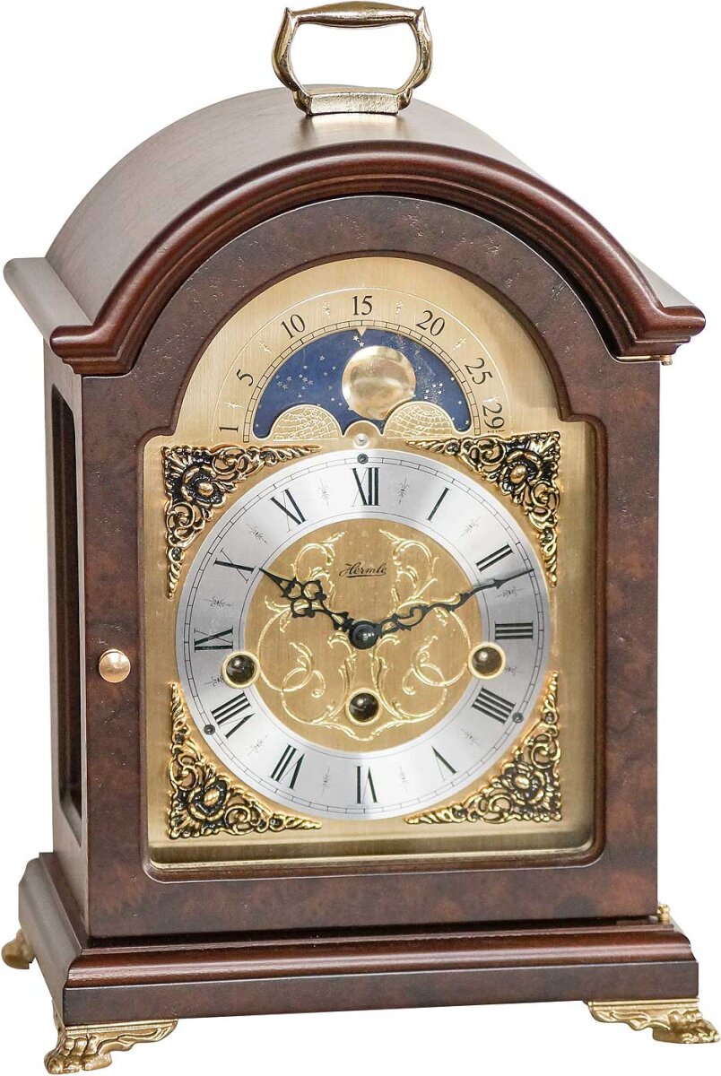 Table clock walnut 4/4 Westminster - Hermle Model: 23054-030340 - Buy