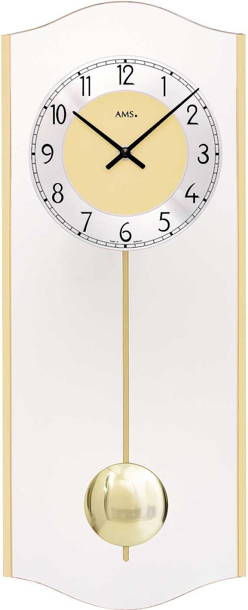 Modern pendulum clock aluminum number ring - AMS Model: 7479 - Buy wa